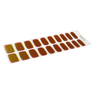 China New Product semi-cured gel strips hot selling Chameleon Gel nail stickers for sale