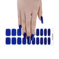 China New Product semi-cured gel strips hot selling Chameleon Gel nail stickers for sale