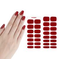 China Fashionable Nail Beauty Products Self-Adhesive Gel Stickers for Semi Cured Nails for sale