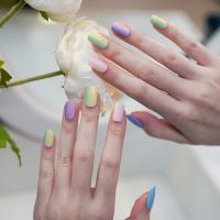 China Fashionable Nail Beauty Products Self-Adhesive Gel Stickers for Semi Cured Nails for sale