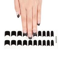 China New design gel nail wraps New design Gel nail stickers with UV lamp for sale