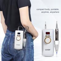 China L'UGX 30000 rpm portable cordless crazy electric nail drill for sale
