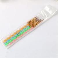 China 5pcs/set Professional Acrylic Brushes Set for Nail UV Gel Carving Drawing Painting Pen for sale