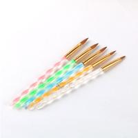 China 5pcs/set Professional Acrylic Brushes Set for Nail UV Gel Carving Drawing Painting Pen for sale