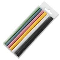 China Colorful 6pcs C Curve Metal Rod Sticks DIY Nail Art Tool for sale
