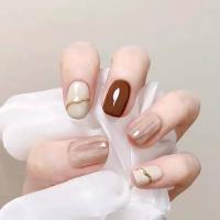 China Wholesale manicure diy full cover Press On false nail custom artificial fake nails for sale