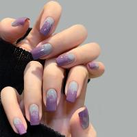 China Wholesale manicure diy full cover Press On false nail custom artificial fake nails for sale