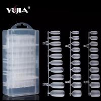 China Hot selling nail art no creases high quality full cover round square nail tips 3 design different style for sale
