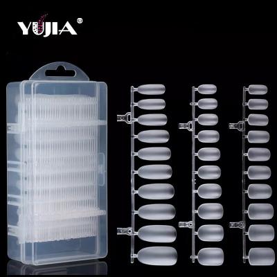 China Hot selling nail art no creases high quality full cover round square nail tips 3 design different style for sale