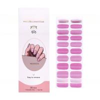 China 2023 New Trend gel nail wraps pink cat eye pattern semi cured gel nail stickers for sale