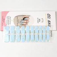 China New design gel nail wraps LED lamp gel strips OEM Gel nail Beauty Products Finger Nail Art for sale