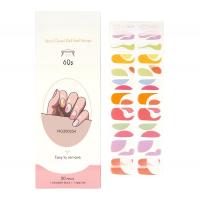 China New design Semi-cured Gel Nail Sticker With Uv Lamp Gel Nail Wraps Gel Nail Stickers Semi Cured for sale