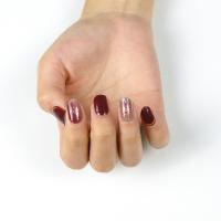 China Custom Semi-cured Gel Nail Strips for Finger Nail Art Eco-friendly Nail Beauty Products for sale