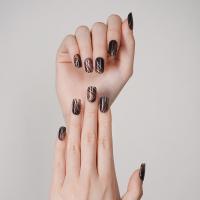 China Sticker nail polish/NG series nail sticker wraps for sale