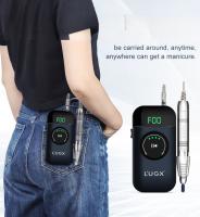 China UGX 35000rpm Electric Brushless Low Noise Drill Nails Machine with AC Charge Adaptor for sale