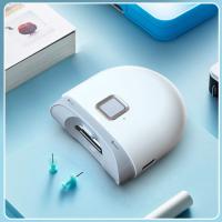 China Electric Rechargeable Toes Finger Nail File Manicure Cutter Automatic Adult Kid Infants Baby Nail Trimmer With Led Light for sale