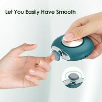 China Electric Nail Clipper and Polisher Set for Children Adults 2 in 1 Blade Type Curved for sale