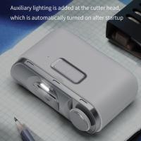 China USB Chargeable Electric Baby Nail Cutter with Low Vibration Motor and 360° Rotation for sale