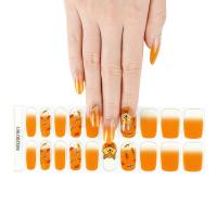 China Hot sale Spring flower design halal gel nail polish stickers cat eye uv gel wraps Waterproof DIY polish strips for sale