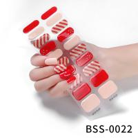 China Factory wholesale UV lamp gel nail wraps OME/ODM semi-cured cat eye LED lamp gel nail strips for sale