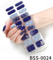 China Factory wholesale UV lamp gel nail wraps OME/ODM semi-cured cat eye LED lamp gel nail strips for sale