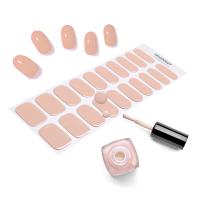 China Customers' Requirements Semi Cured Gel Sticker Nail Polish Stickers for Nail Salon for sale