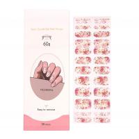 China Hot Sell Valentine Semi Cured Wraps Long Lasting Gel Nail Stickers New Arrival Styles Nail Gel Wraps With Uv Lamp for sale