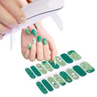 China Solid Color Full Cover Semi Cured Gel Fake Nails for Customer's Requirement Customized for sale