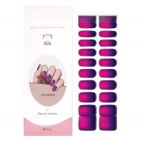 China High quality UV lamp French semi cured Gel Nail strips Non-Toxic Long Lasting semi cured Gel Nail Wraps and gel nail poli for sale