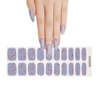 China 2023 Luxury Cute Flower Design Gel Nail Wraps at for Eco-friendly Nontoxic Nail Art for sale