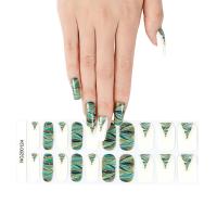 China Non Toxic Nail Art Wraps Sticker Decals Strips for Fashionable Nails Beauty Products for sale
