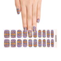 China Factory Wholesale UV Gel Nail Stickers Semi-cured Polish Nail Art Wraps Beauty Manicure for sale