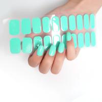China New Arrival Factory Price Customized Available Semi-Cured Gel Nail Sticker for sale