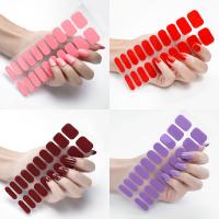 China New Arrival Factory Price Customized Available Semi-Cured Gel Nail Sticker for sale
