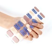 China New Hot Factory Price 2021 Korea Nail Polish Stickers Gel Nail Sticker for sale