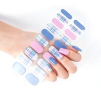 China New Hot Factory Price 2021 Korea Nail Polish Stickers Gel Nail Sticker for sale