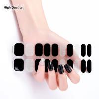 China New Coming Wholesale Price Semicured Gel Nail Sticker Korean for sale