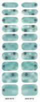 China 2023 New Design Wholesale Snow Flake Cute Nail Wraps Korea Gel Polish Nail Strips Nail Art Stickers For Female Gift for sale