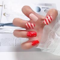 China 2023 New Design Wholesale Snow Flake Cute Nail Wraps Korea Gel Polish Nail Strips Nail Art Stickers For Female Gift for sale