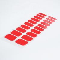 China Free Sample Colorful Solid Design Nail Strips for Semi Cured Gel UV Nail Polish Wraps for sale