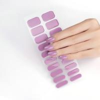 China New Trends Nail Sticker Easy To Apply And Remove Gel Nail Wraps Supplier From China for sale