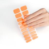 China New Trends Nail Sticker Easy To Apply And Remove Gel Nail Wraps Supplier From China for sale