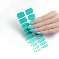 China New Trends Nail Sticker Easy To Apply And Remove Gel Nail Wraps Supplier From China for sale