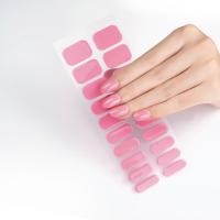 China New Trends Nail Sticker Easy To Apply And Remove Gel Nail Wraps Supplier From China for sale