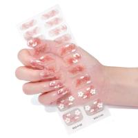 China Mobray Hot Sell Semi Cured Wraps Long Lasting Gel Nail Stickers New Arrival Styles Nail Gel Wraps With Uv Lamp for sale