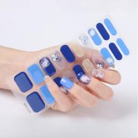 China 2022 Korea 100% Full Test Oem Accept Plastic Gel Nail Wraps Silver Wholesale In China for sale