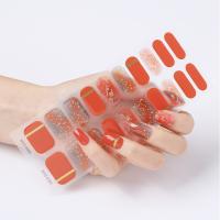 China 2022 Korea 100% Full Test Oem Accept Plastic Gel Nail Wraps Silver Wholesale In China for sale
