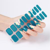 China 2022 Korea 100% Full Test Oem Accept Plastic Gel Nail Wraps Silver Wholesale In China for sale
