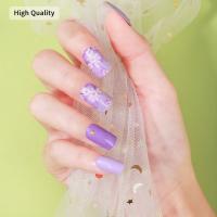 China Cheap Wholesale Full Custom Packaging Boxes Nail Wrap Solid Color Nail Sticker Variety Cute Led Lamp Nail Polish Strips Floral for sale