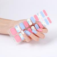 China New Scenarios High Quality Customized Self-Adhesive Nail Wraps Gel Polish Holiday Factory From China for sale